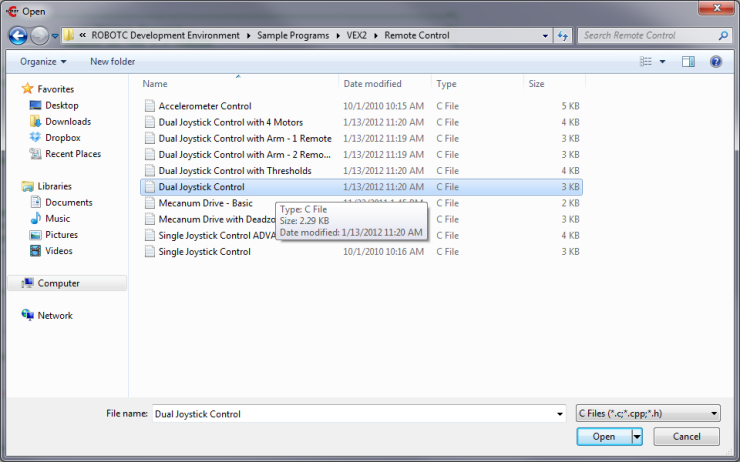 Getting Started with the VEX Cortex - Wireless (VEXNet)