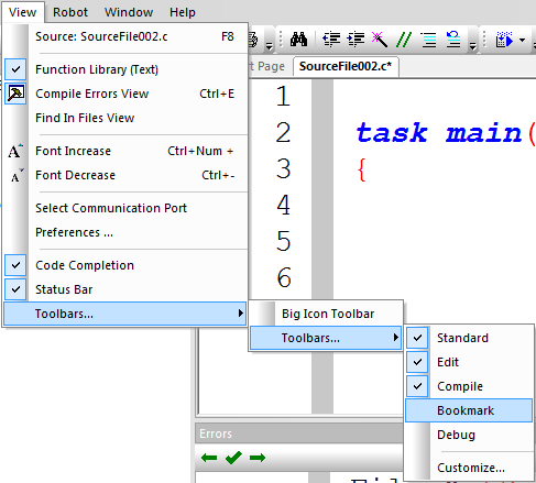 Toolbar - Small Icon
