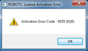 Troubleshooting - 9000 Series Error Message